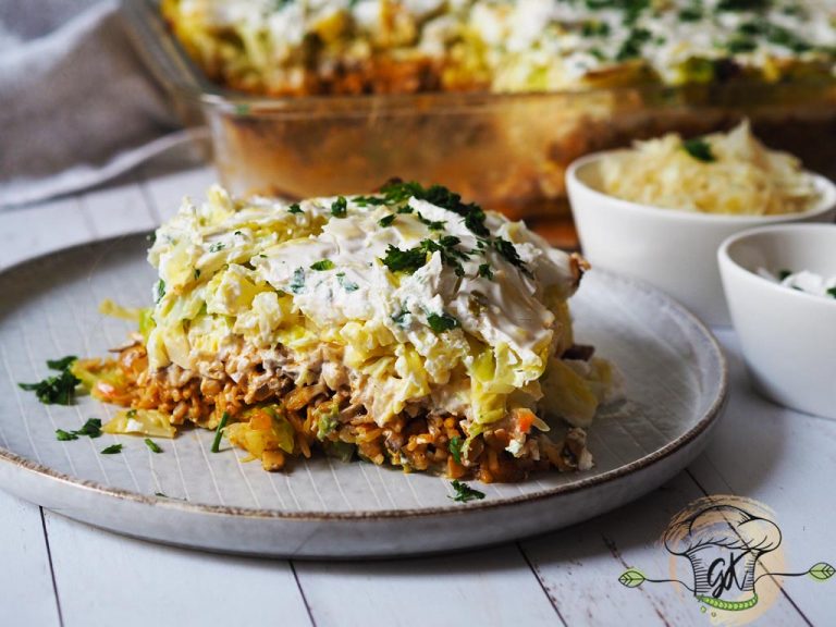 Vegán rakott kel - GabyKonyha